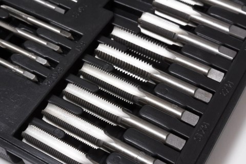 Verda 110-tlg. Gewindeschneidsatz: Gewindeschneider und Gewindebohrer ...